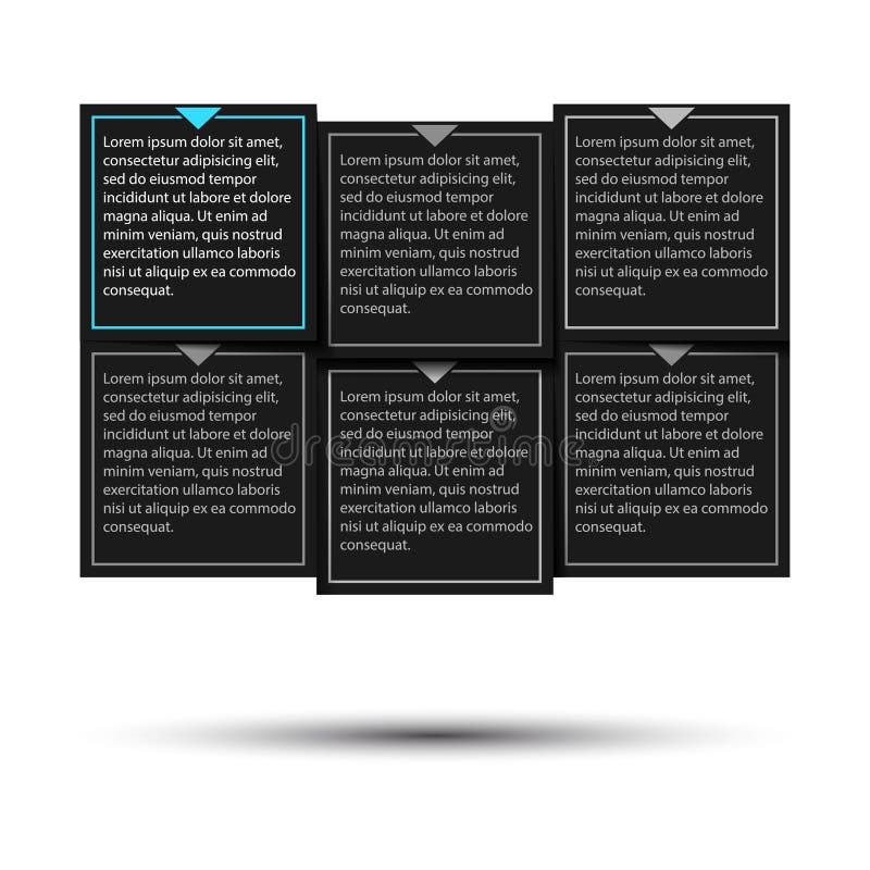 Paper Progress Steps for Tutorial Stock Illustration - Illustration of ...