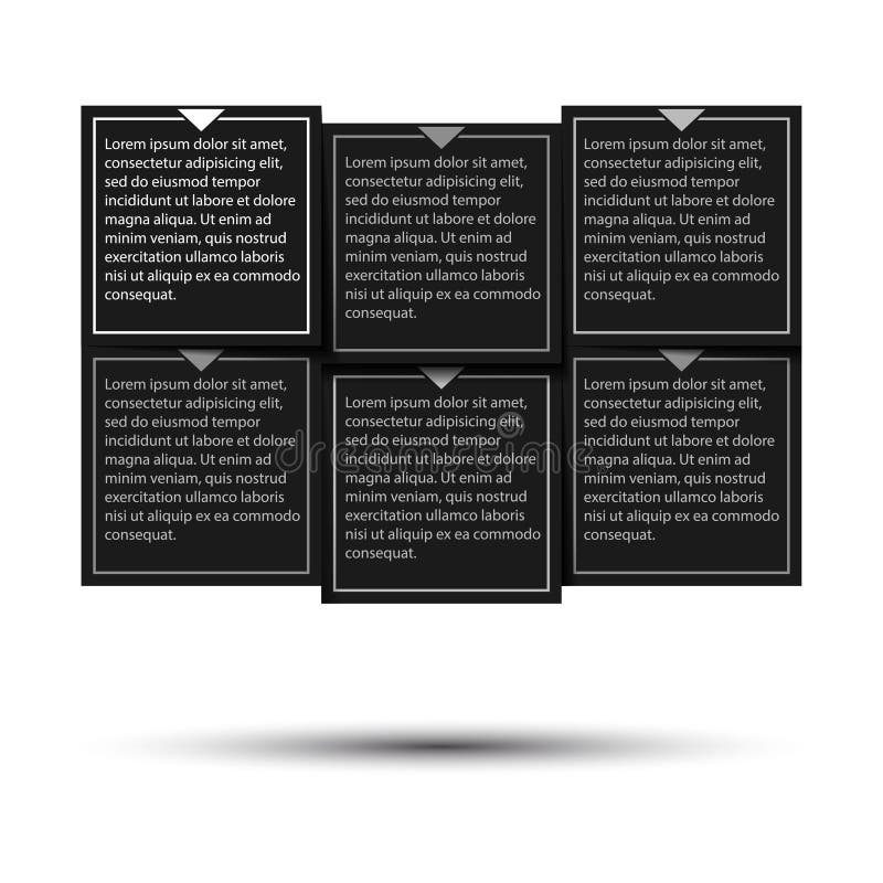 Paper Progress Steps For Tutorial Stock Illustration Illustration Of