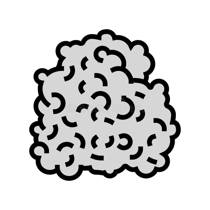 Paper Pulp Color Icon Vector Illustration Stock Vector - Illustration ...