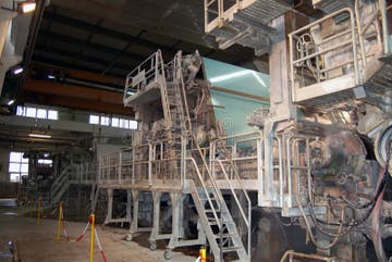 Paper and pulp mill stock photo. Image of drum, continua - 5223184