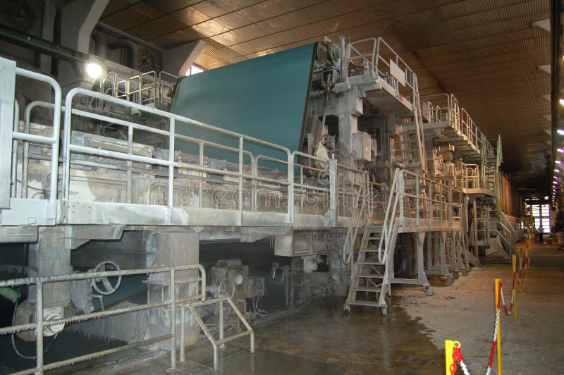 Paper and pulp mill stock photo. Image of final, business - 5223200