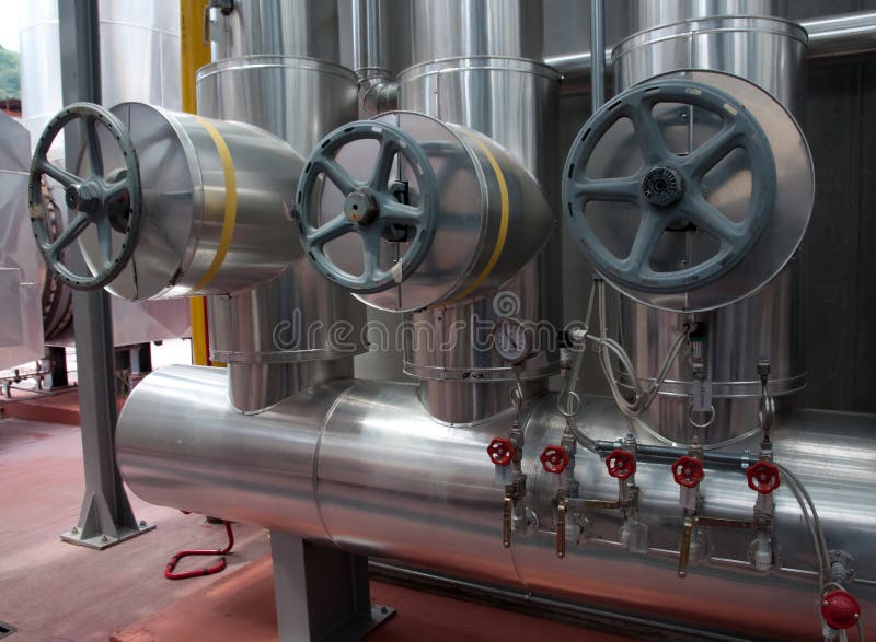 Paper and Pulp Mill - Cogeneration Plant Stock Photo - Image of fibre ...