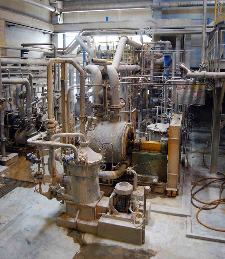 Paper And Pulp Mill - Fourdrinier Paper Machine Stock Image - Image of ...