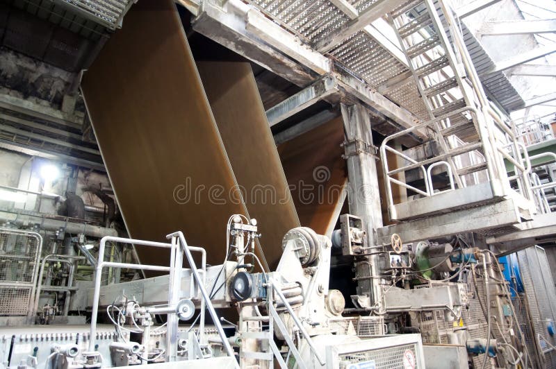 Paper and Pulp Mill - Factory, Plant Stock Image - Image of papermaking ...