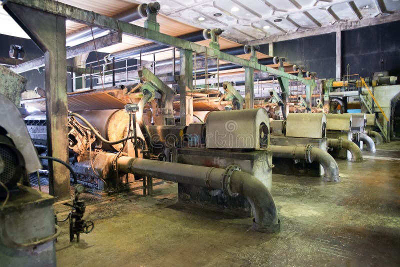 Paper and Pulp Mill - Factory, Plant Stock Image - Image of devoted ...