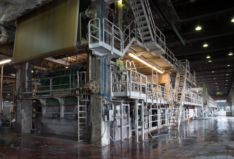 Paper and Pulp Mill - Factory, Plant Stock Photo - Image of business ...