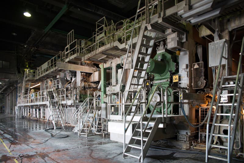 Paper and Pulp Mill - Factory, Plant Stock Photo - Image of ...