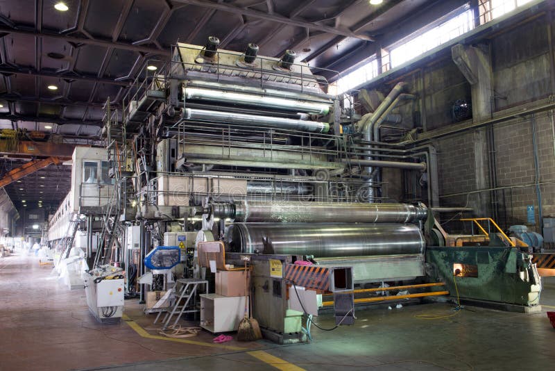 Paper and Pulp Mill - Factory, Plant Stock Image - Image of europe ...