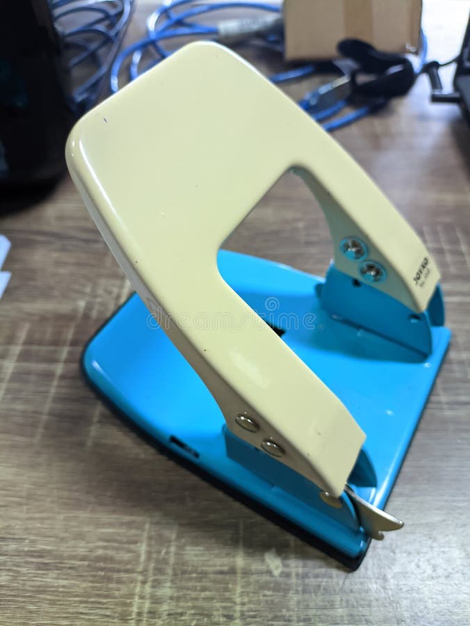 Paper Punch Tool for Office Supplies Editorial Stock Photo - Image of ...