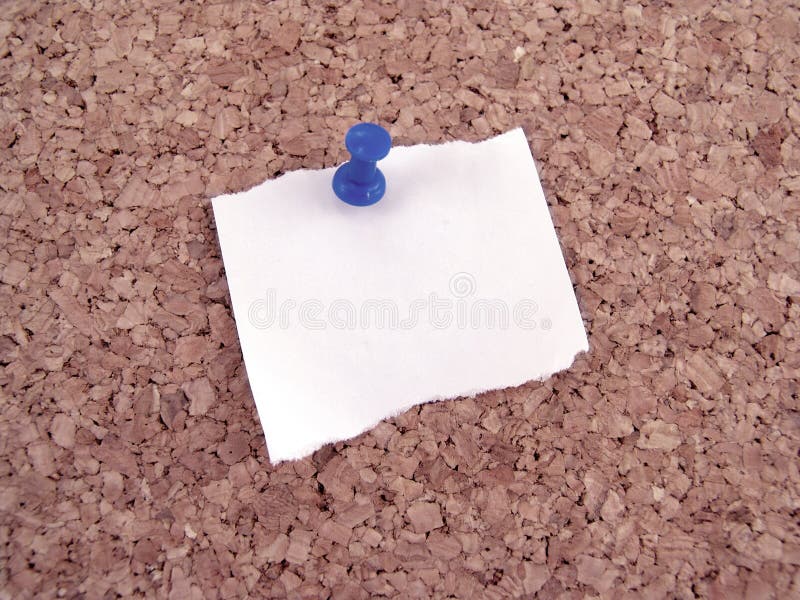 Paper with push pin stock image. Image of remind, board - 4829679