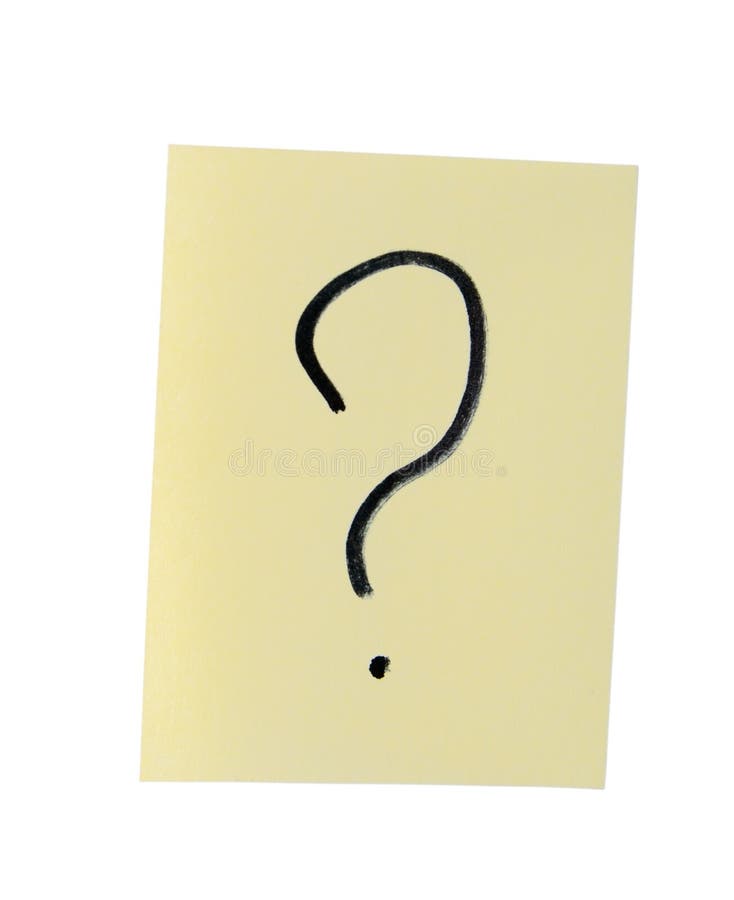 Paper with question mark stock image. Image of black - 30687893