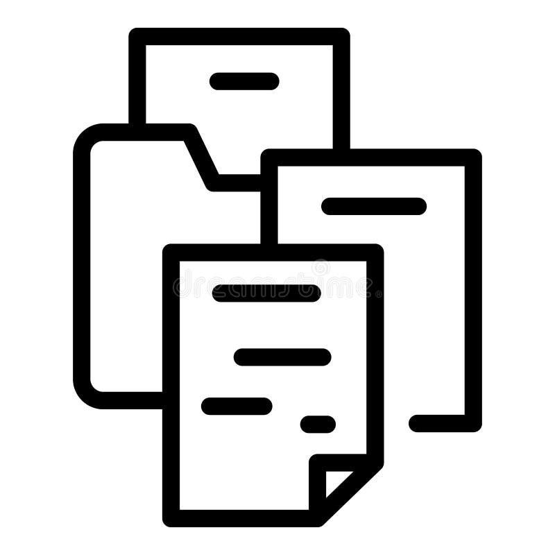 File Records Clip Art