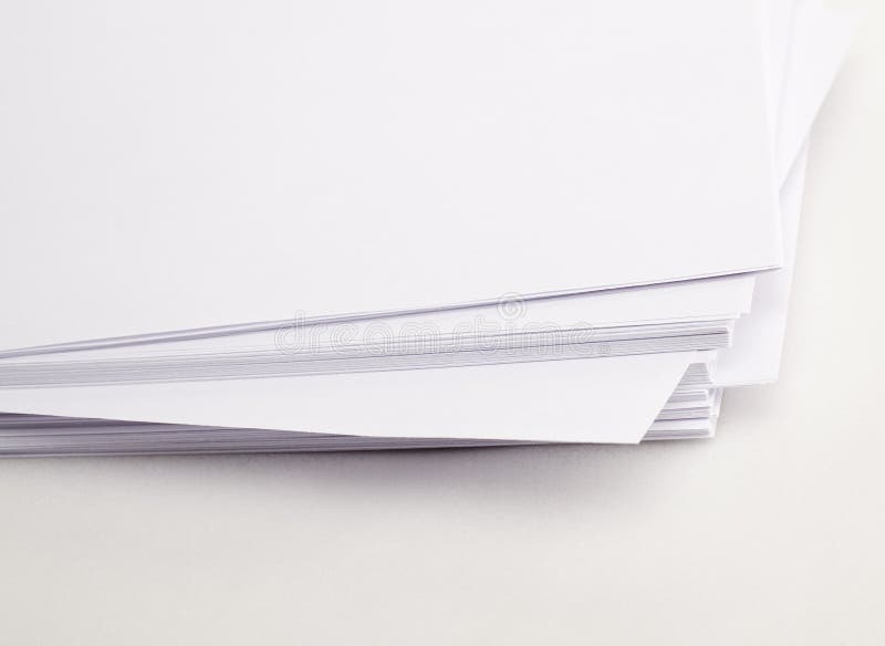 Paper for recording stock image. Image of write, white - 12652323
