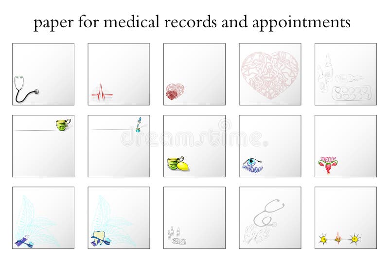 Paper records doctor stock vector. Illustration of ambulance - 91471433