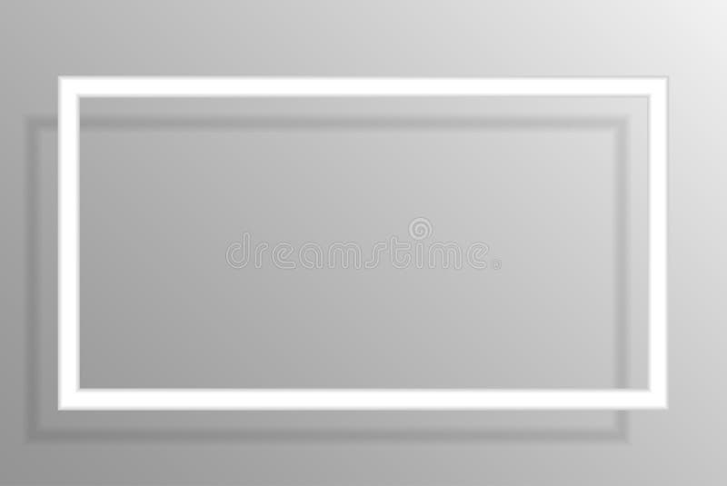 Paper Rectangle Banners Frame Template for Design. Stock Vector ...