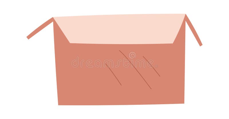 Paper Rectangle Box stock vector. Illustration of carton - 274724212