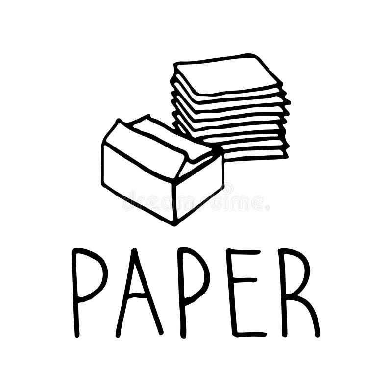 The paper recycle poster stock vector. Illustration of recyclable ...