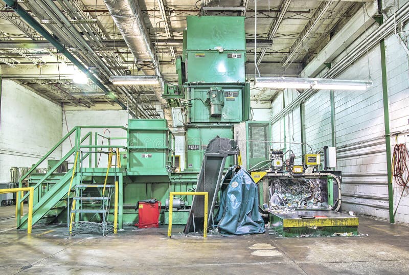 Paper Recycler, Front stock image. Image of machinery - 230613191