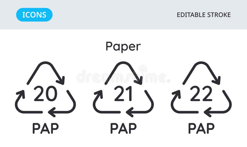 Recycle Code 20 Paper Stock Illustrations – 22 Recycle Code 20 Paper ...