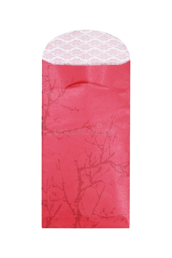 Paper Red Packet Isolated on White Stock Image - Image of luck, gift ...