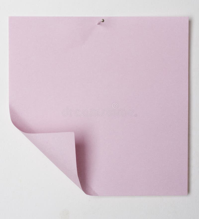 Paper reminder stock photo. Image of empty, pink, business - 25142264