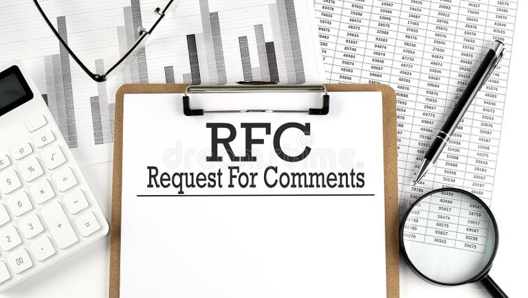 Paper with RFC Request for Comments Curriculum Vitae a Table on Charts ...