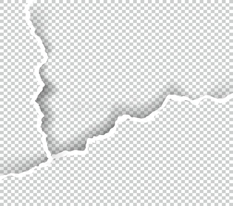 Paper Ripped Transparent with Space for Text, Vector Art and ...