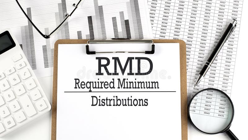 Paper with RMD Required Minimum Distributions on a Chart with ...