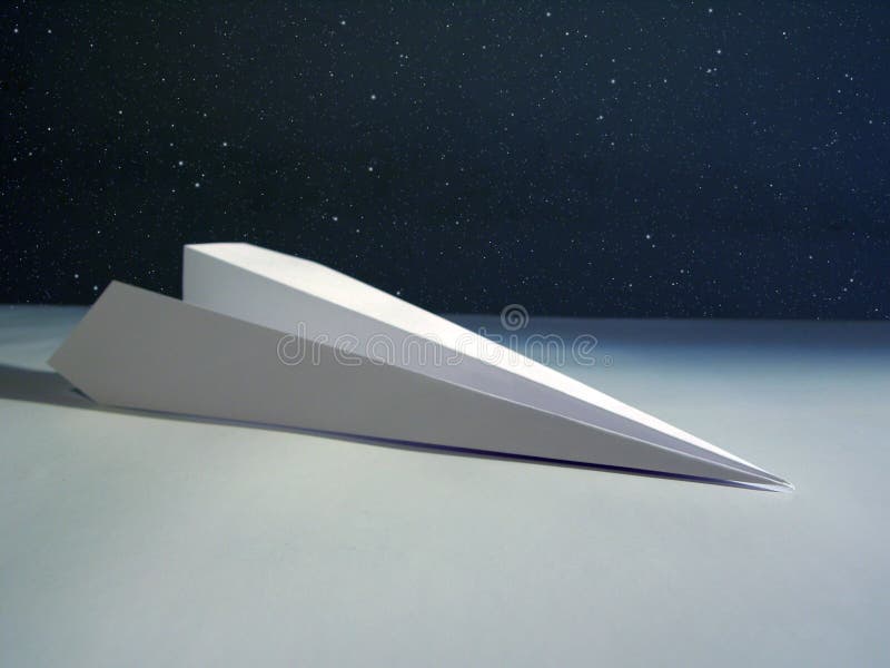 Paper rocket stock photo. Image of stars, hand, galaxy, outer - 43540