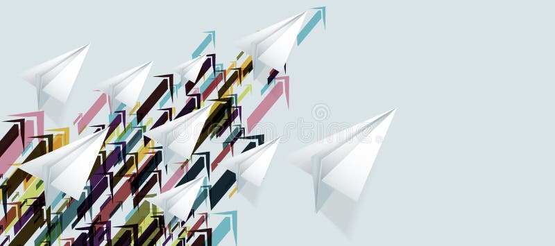 Paper Rocket Fold - Creative Space Background Free Vector. Stock Vector - Illustration of space ...