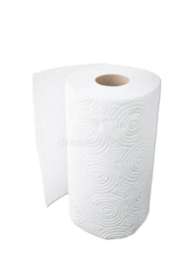 Paper in roll stock photo. Image of cleaner, motif, closeup - 15448756