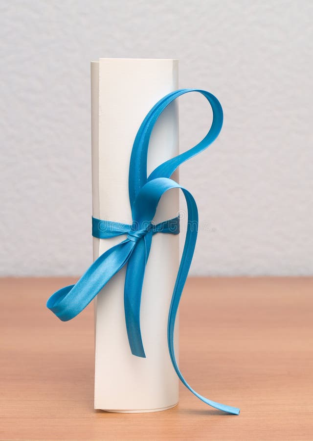 Paper_roll stock image. Image of diploma, paper, graduation - 17387885