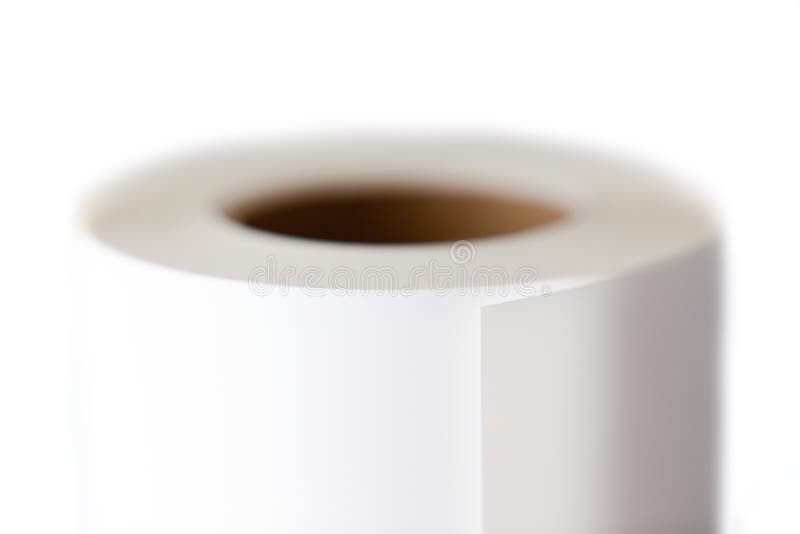 Paper roll stock image. Image of tube, print, blueprint - 18103201