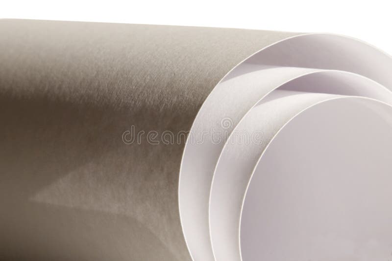 Paper roll stock image. Image of empty, white, business - 6772825