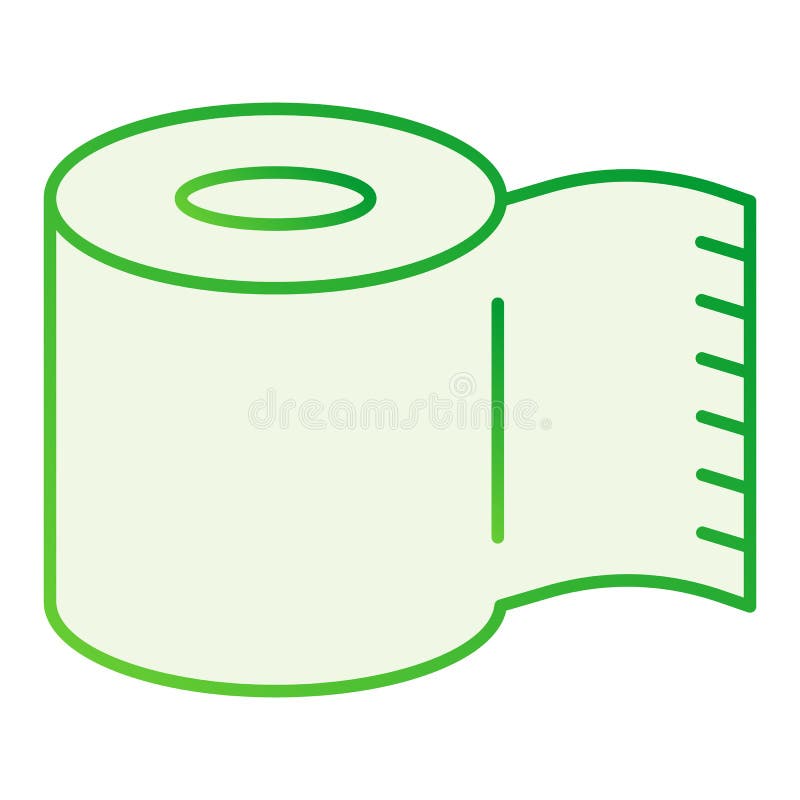 Paper Roll Line Icon. Toilet Paper Recycling Vector Illustration ...