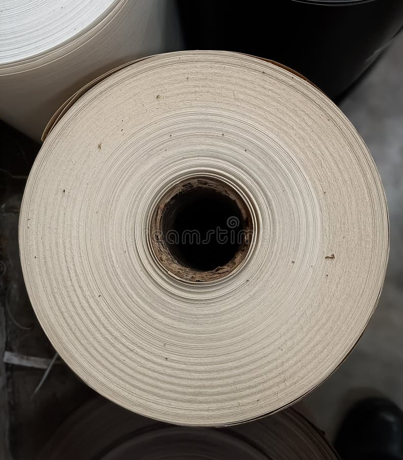 Paper Roll for Furniture Raw Materials Stock Photo - Image of paper ...