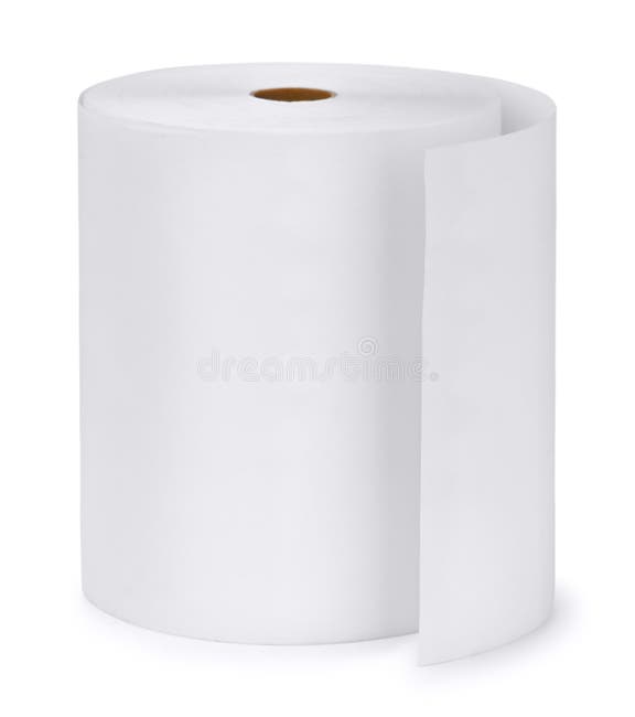 Paper roll stock photo. Image of cylinder, factory, manufacturing ...