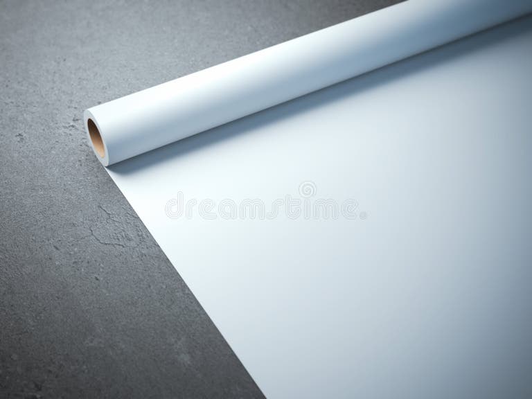 Paper roll stock illustration. Illustration of printout - 56422717