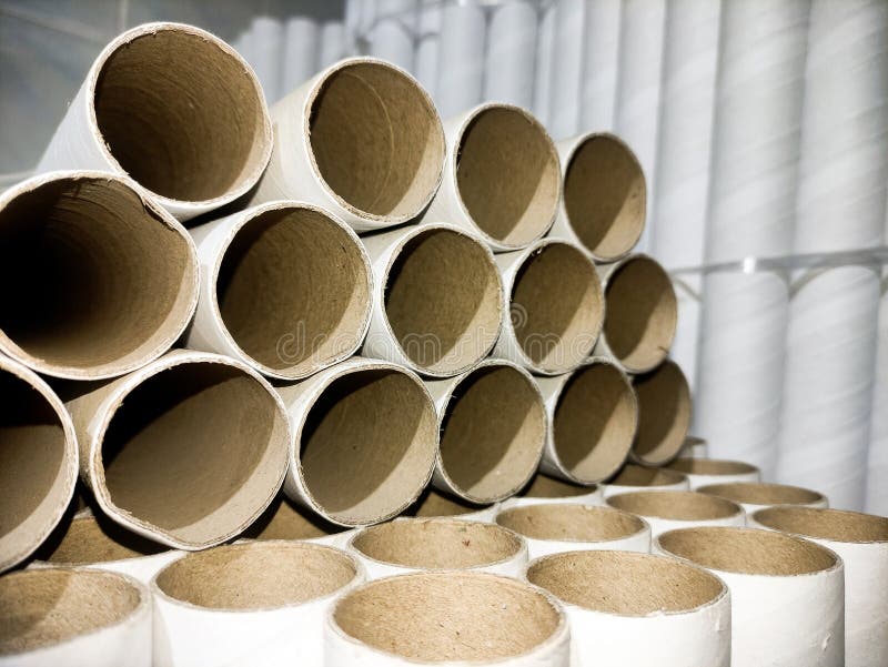 Paper Rolls, Cardboard Roll Stock Image - Image of tubes, design: 272645157