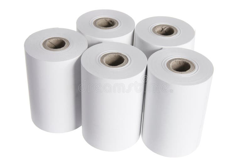 Paper Rolls stock image. Image of empty, spools, studio - 40317389