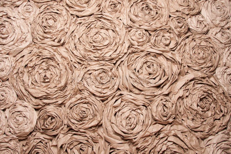 Paper roses stock photo. Image of abstract, flower, brown - 51204884