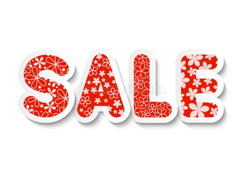 Paper sale stock vector. Illustration of shape, concept - 54675656