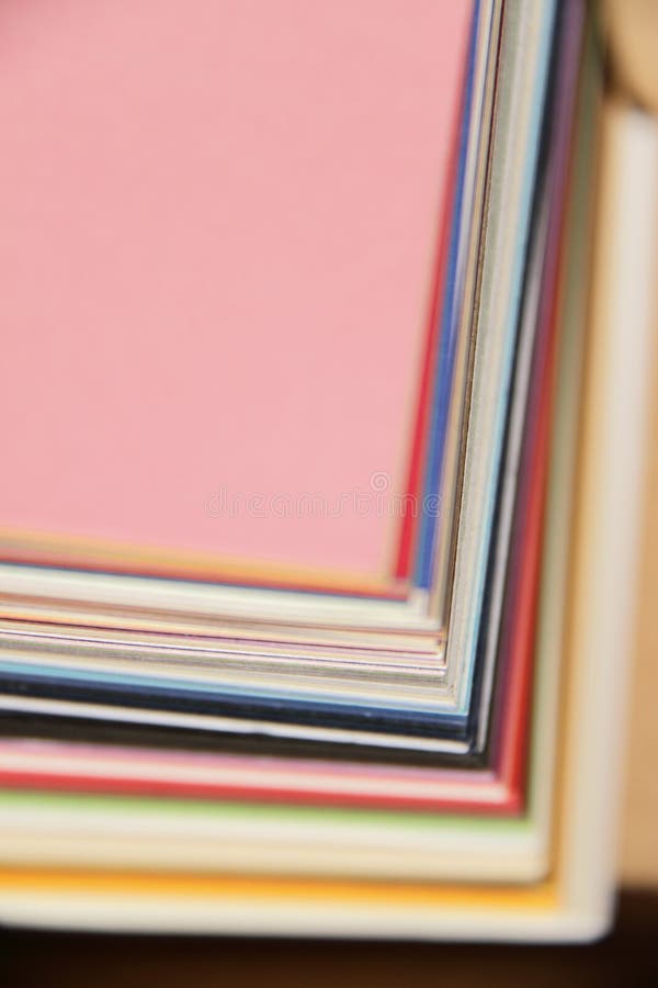 Paper sampler stock photo. Image of computer, brown, blue - 95790594