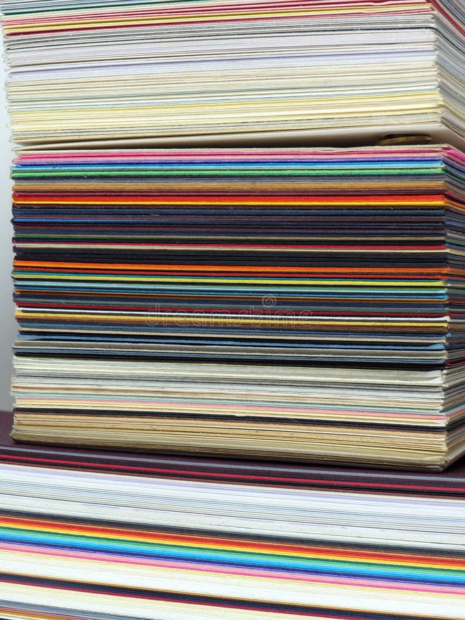 Paper Samples for Business Cards Stock Photo - Image of choice ...