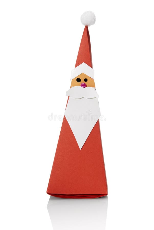 Paper Santa Claus stock photo. Image of holiday, concepts - 35333654