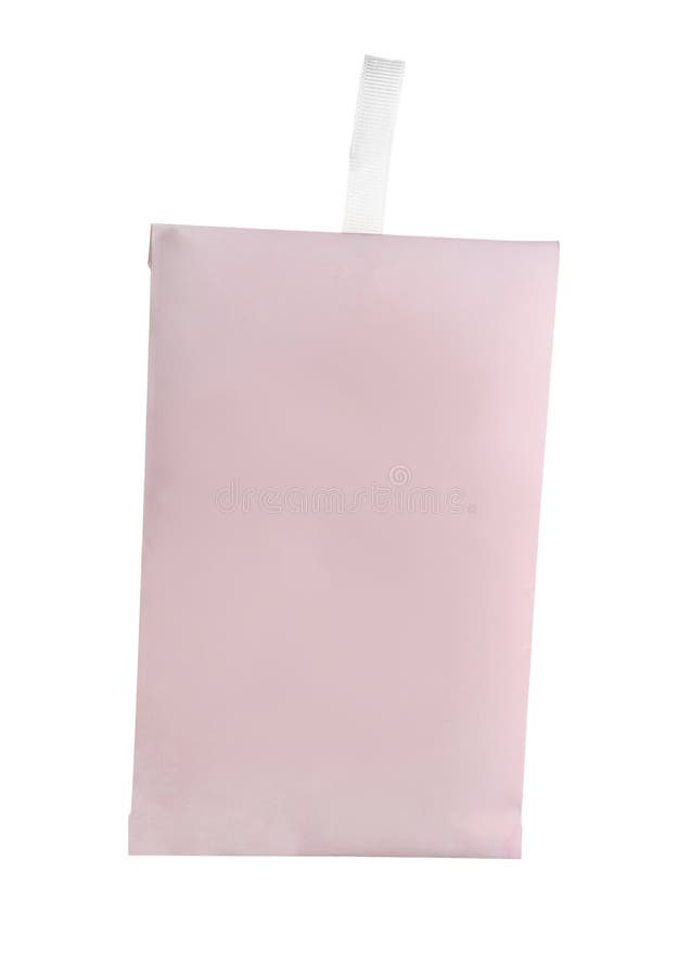 Paper Scented Sachet Isolated on White Background Stock Image - Image ...