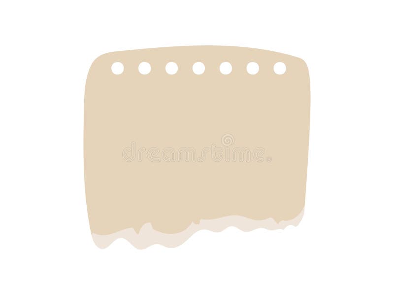 Paper Scrap, Ripped Page Piece. Torn Note Paper Page, Vector ...