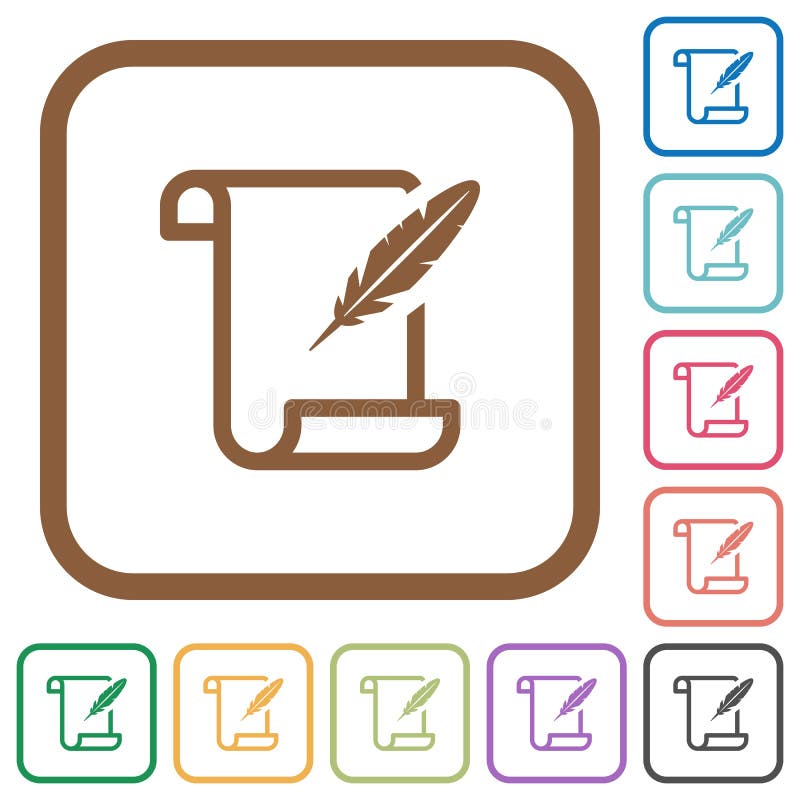 Scribe Writing Scroll Stock Illustrations – 52 Scribe Writing Scroll ...