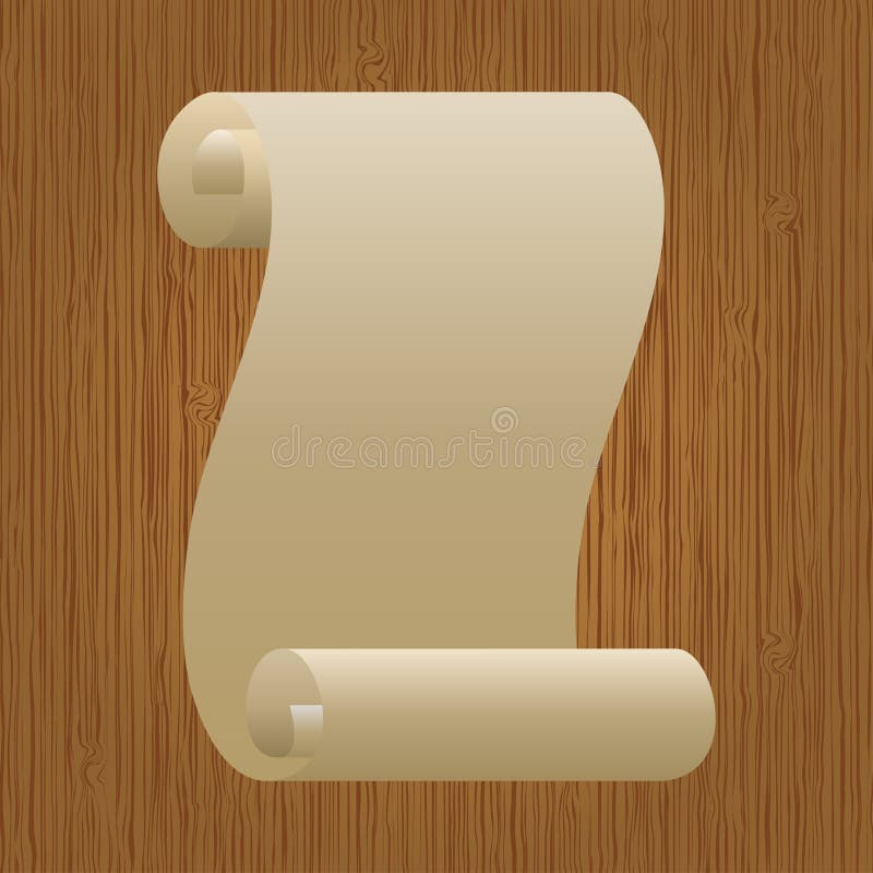 Paper scroll icon vector stock illustration. Illustration of graphic ...