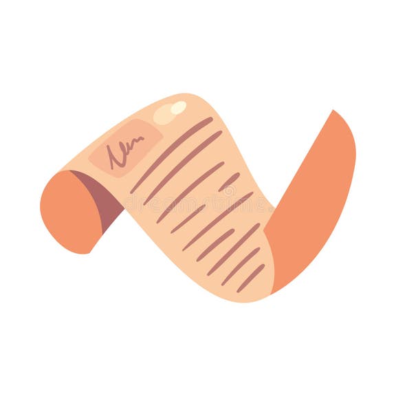 Paper scroll poem stock vector. Illustration of antique - 360513510